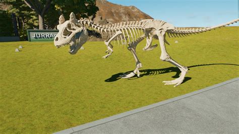 Carnotaurus Skeleton Workshop Jurassic World Evolution 3