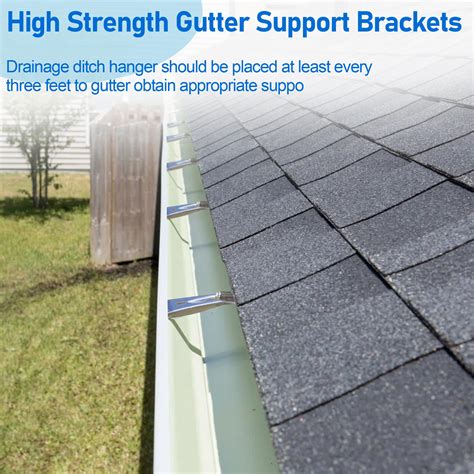 Gypns 15 Pack Gutter Support Brackets For Roof Rain