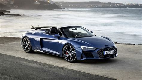 Sfondo Audi R8 Spyder Widescreen Wallpaper Audi Rear View R8 Audi