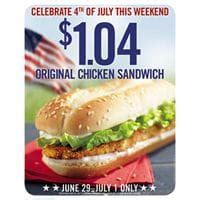 Burger King Offers Original Chicken Sandwich Deal For Independence