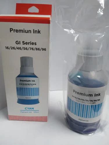 Botella Tinta Comp Asta Canon Gl16 Azul 135ml Gx5010 6010 Mercadolibre