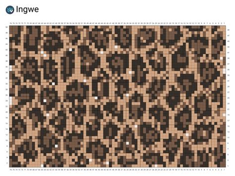 Ingwe Repeatable Leopard Print 4 Colours 76x50