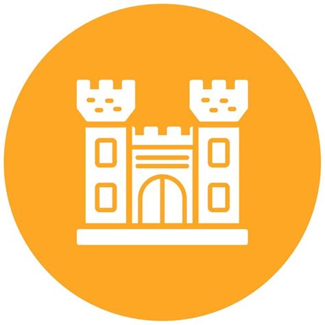 Premium Vector An Orange Circle With A White Background With A