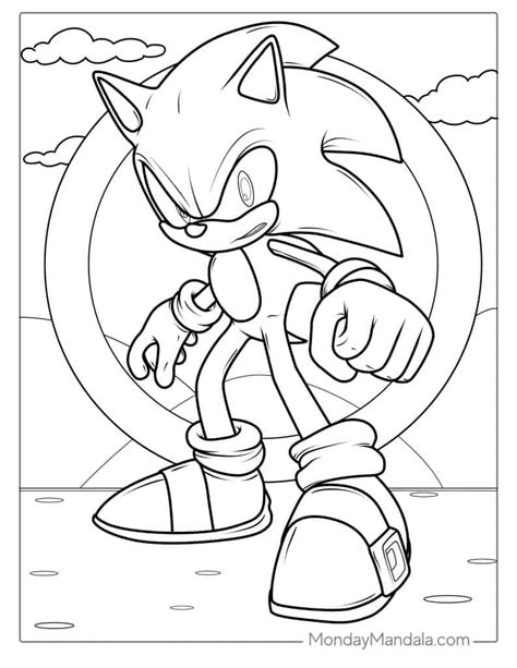 Sonic The Hedgehog Coloring Pages Sónic The Hedgehog Coloring Book