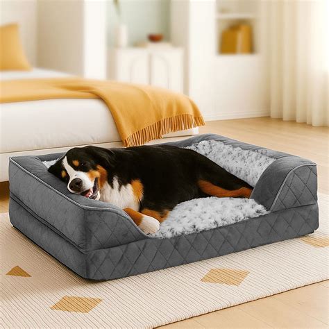 Pawz Orthopedic Pet Bed Dog Memory Foam Cushion Calming Mat Washable