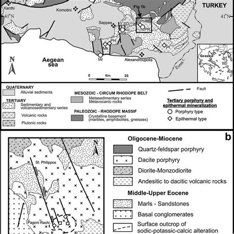 A Surface Outcrop Of Sodic Potassic Calcic Altered Dacite Porphyry