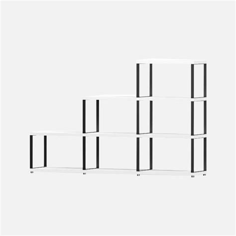 Boon Maxx Metal White On Black 3 Step Shelving Shop
