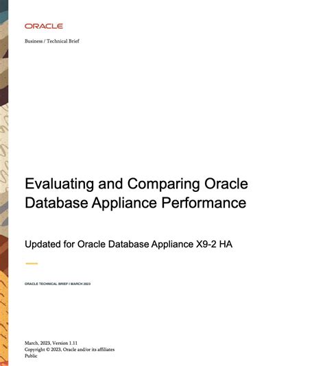 Krisztián Fekete On Linkedin The Oracle Database Appliance X9 2 Ha Performance Paper Has Been…