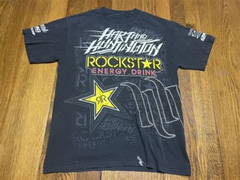 Hart And Huntington Rockstar Energy Drink Tshirt Mens … Gem