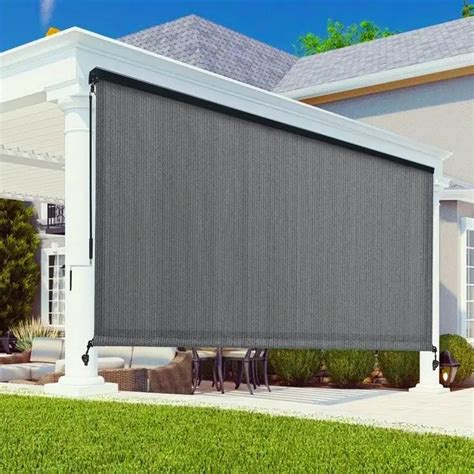 Outdoor Roller Shade Fabric Porch Gazebo Patio Cordless Temu