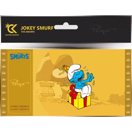 Collectible Ck Golden Ticket The Smurfs Jokey Smurf