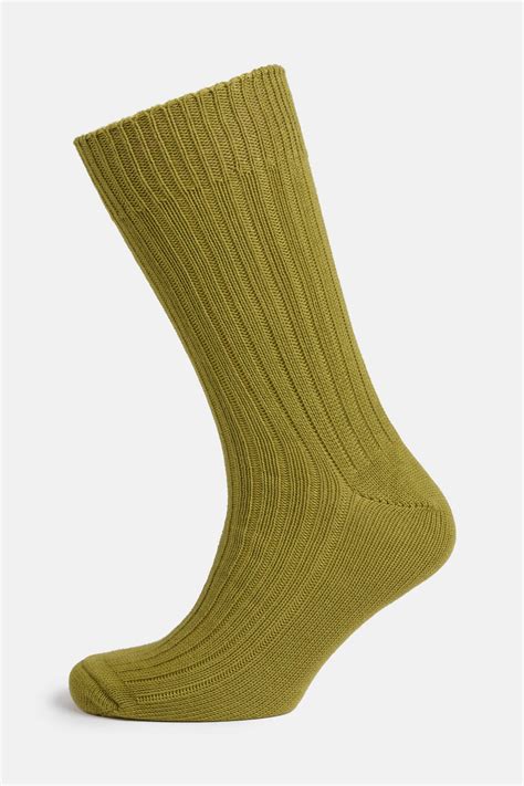 Premium Cotton Sock Rib Olive Community Clothing