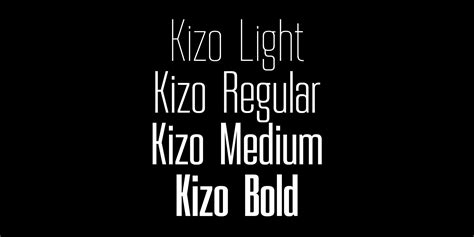 Kizo — Inhouse Type Foundry