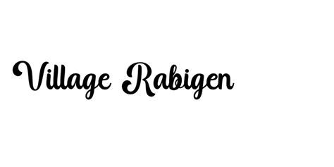 Village Rabigen In Use Fonts In Use