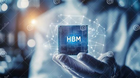 Advanced Hbm Chip Technology In Scientist S Hand Representing High