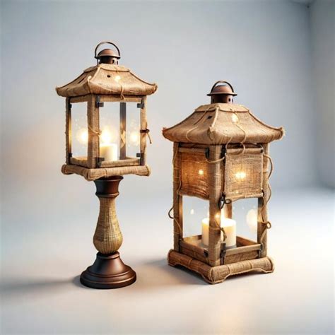 Two Small Lanterns With The Words Quot The One On The Bottom Quot