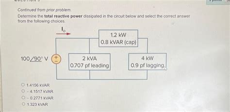 Solved New Problem Determine The Total Real Power Chegg