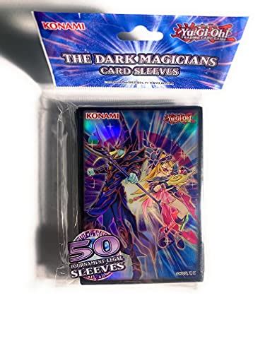 Konami Yu Gi Oh The Dark Magicians Card Protector Sleeves 50 Count