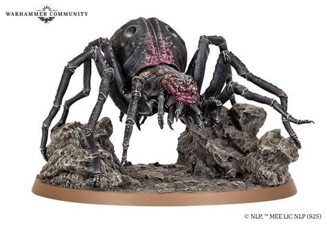 War Of Sigmar Shelob Gollum And A Webbed Frodo Revealed