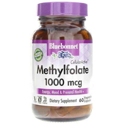 Cellularactive Methylfolate 1000 Mcg Bluebonnet