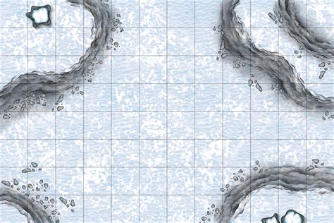 Snow Battle Map 4k Dnd Battle Map Dandd Battlemap Dungeons And