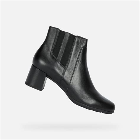 Womens Ankle Boots Heeled Low Ankle Boots Geox