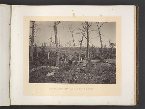 George N Barnard Battle Ground Of Resacca Georgia No 3 The