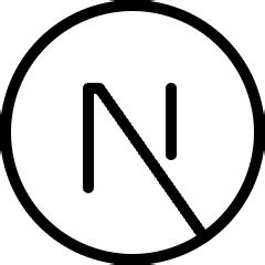 Next Js Logo Icon Free Download Png And Svg Streamline