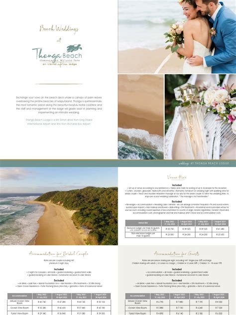 Ial Tbl Wedding Packages Rs Pdf