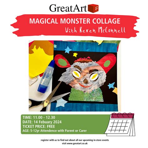 Magical Monster Collage Greatart Magazine Your Art Superstore