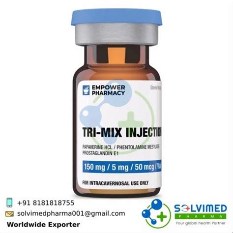 Penile Injection Therapy Tri Mix Injection At ₹ 5999piece In Surat