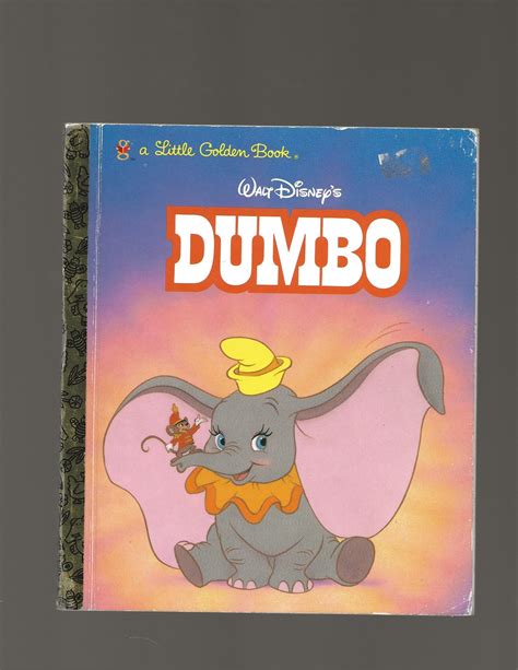 Walt Disneys Dumbo By Slater Ted Vg Hardcover 1988 1st Edition