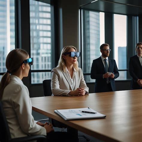 Interview Panel Using Augmented Reality Glasses To Access Candidate