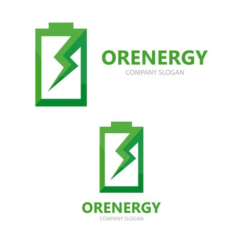 Premium Vector Vector Battery Logo Design Template