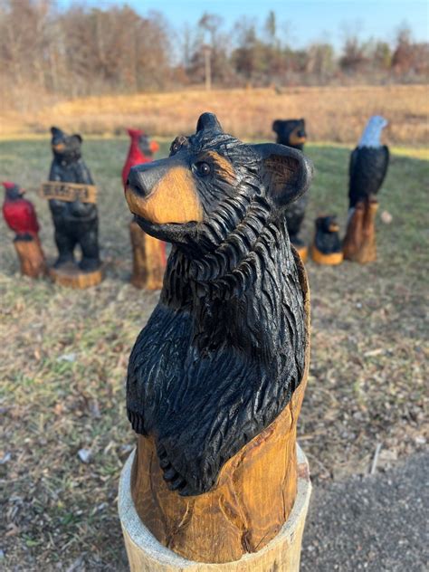 Large Cub In Stump Style Etsy