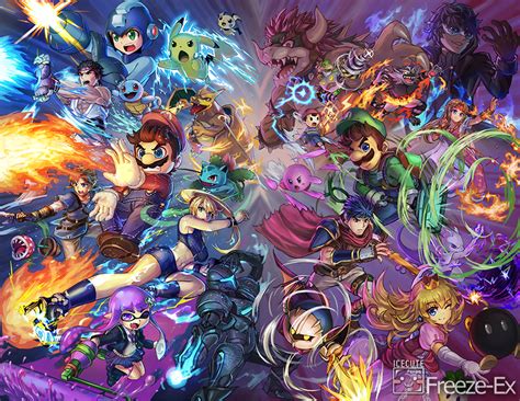 Smash Bros Ultimate Art Super Smash Bros Picture Super Smash Bros Vs Smash Bros Fan Art