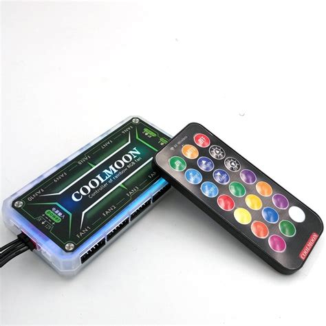 Coolmoon Rgb Fans Remote Controller 12v 5a Color C Grandado