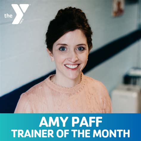June Trainer Of The Month Amy Paff — Ymca Of Parkersburg