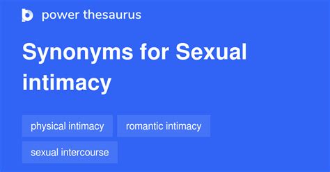 Sexual Intimacy Synonyms 104 Similar Words And Phrases