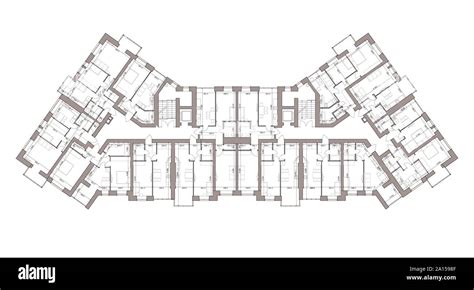 Architectural Drawings Blueprint Of Apartments 3d Floor Plan Design