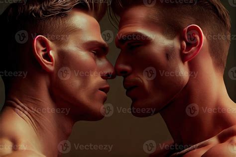 Two Men Embracing