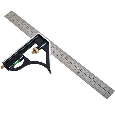 Esquadro Combinado Régua Marcenaria Madeira E Forte Casas Bahia