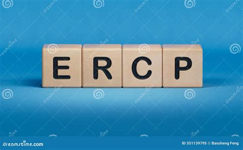 Word Ercp Is Made Of Wooden Medical Concept Of Treatment Prevention And Side Effects Stock