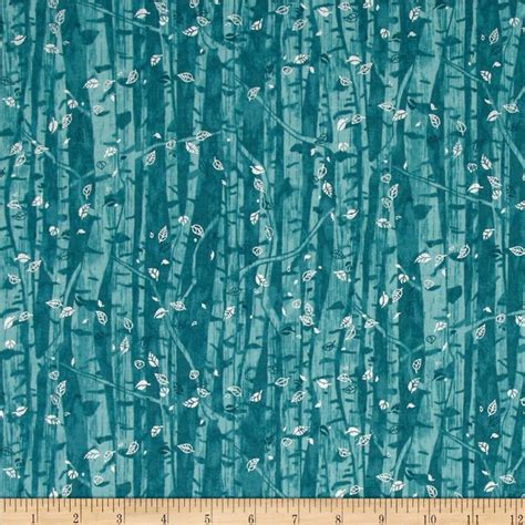 Metallic Tree Trunk Fabric Branching Out Brookesilver