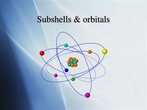 Ppt Subshells And Orbitals Powerpoint Presentation Free Download Id