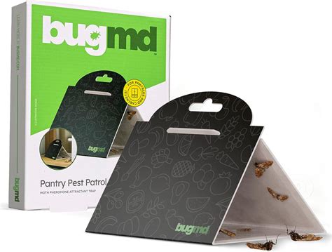 Free Shipping Bugmd Pantry Pest Patrol 18 Count Black Moth Traps For Kitchen Pantry Moth