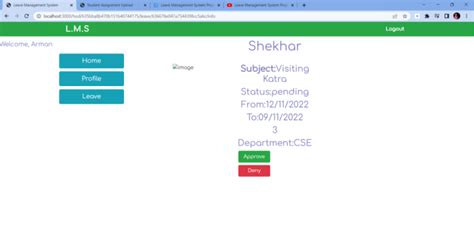 Github Rajashekhar31leave Management System Nodejs