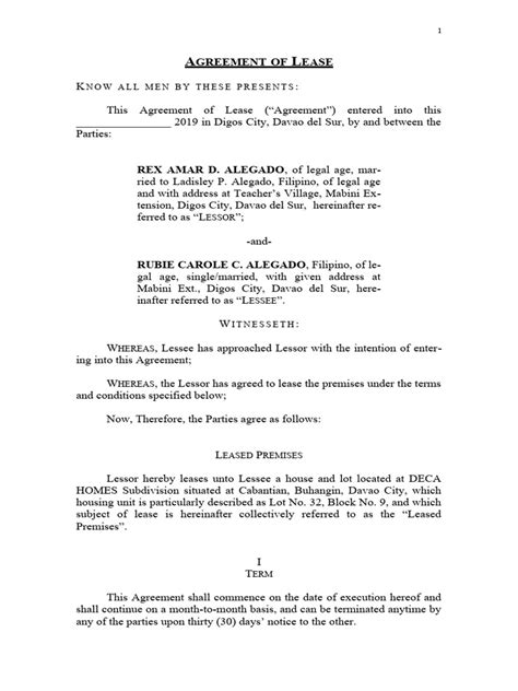 Alegado Lease X 050719 Pdf