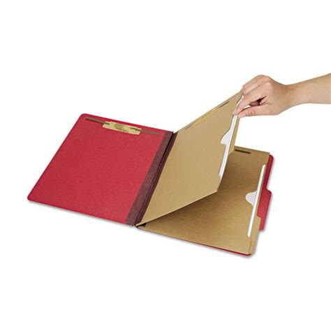 7530016006972 Skilcraft Pocket Classification Folder 2 Expansion 2 Dividers 6 Fasteners