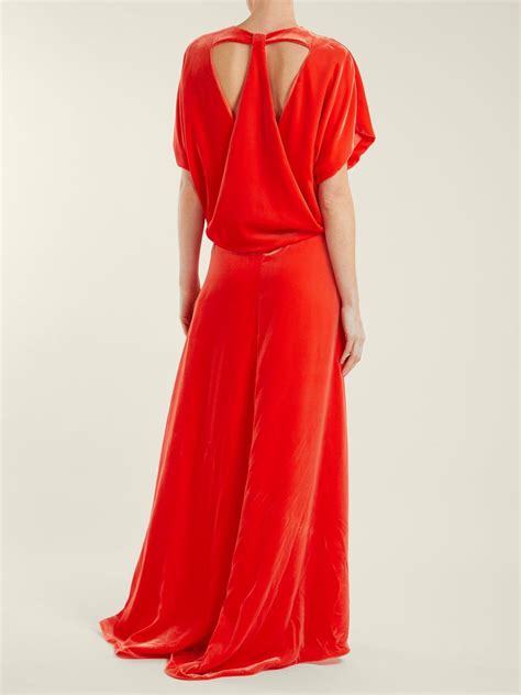 Velvet Bridesmaid Dress Valentino